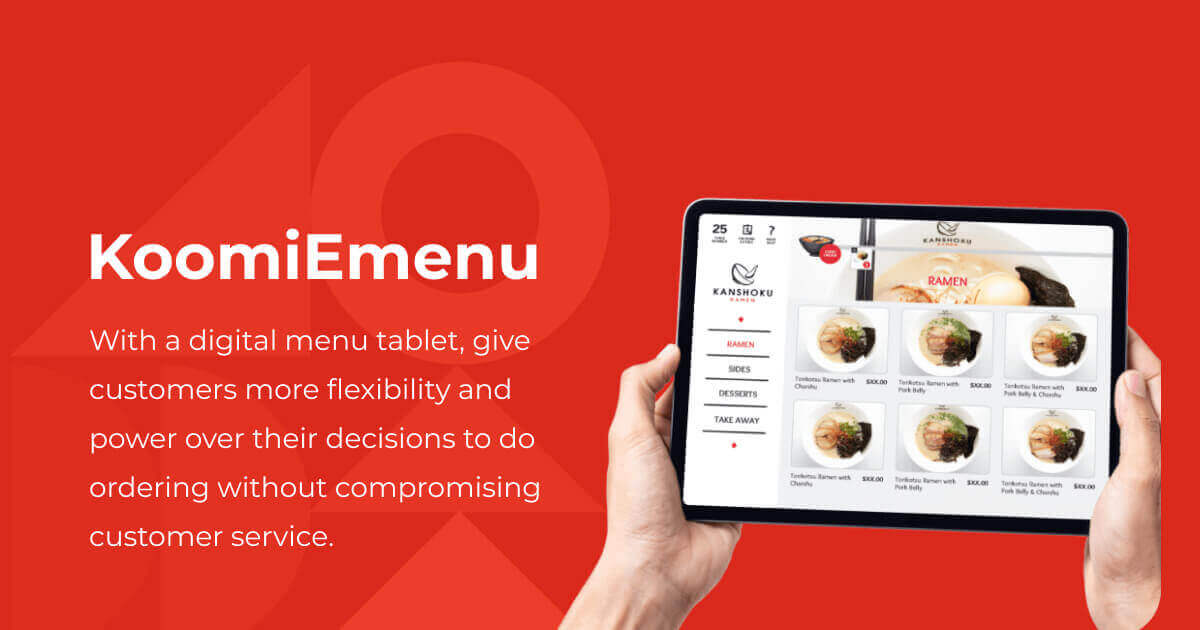 KoomiEMenu | Solutions | Koomi